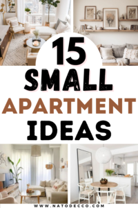 15 Small Apartment Decorating Ideas You Need To Know - Natodecco