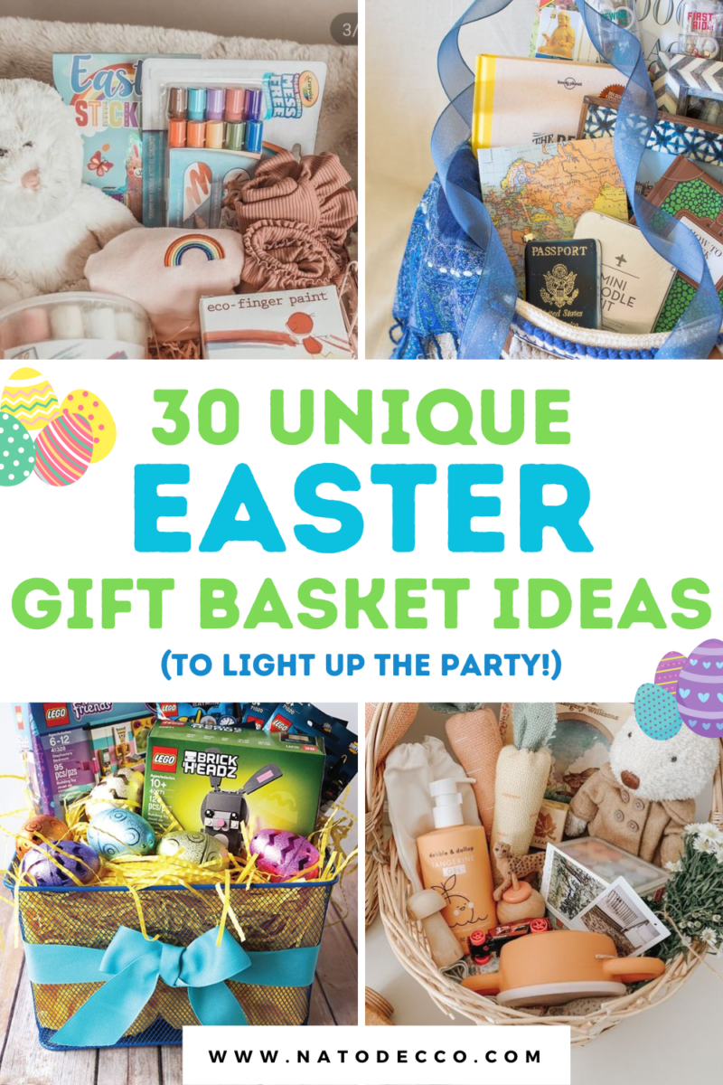 30 Best Unique Easter Basket Ideas To Make This Year - Natodecco