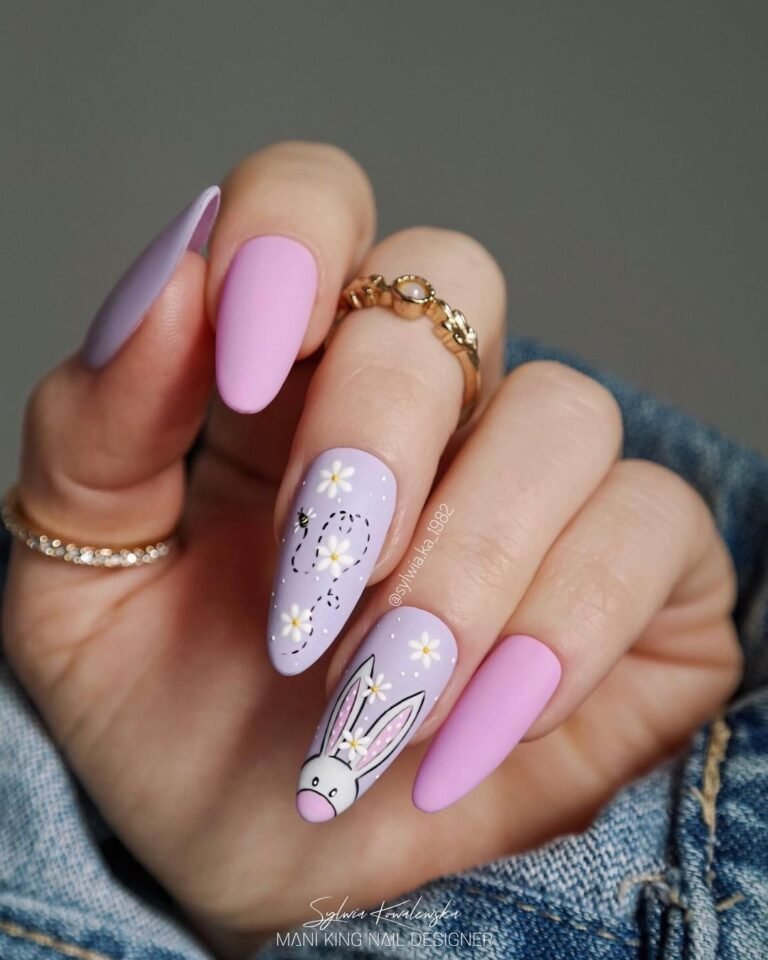 40 Adorable Easter Nails You Need To Try This Year - Natodecco
